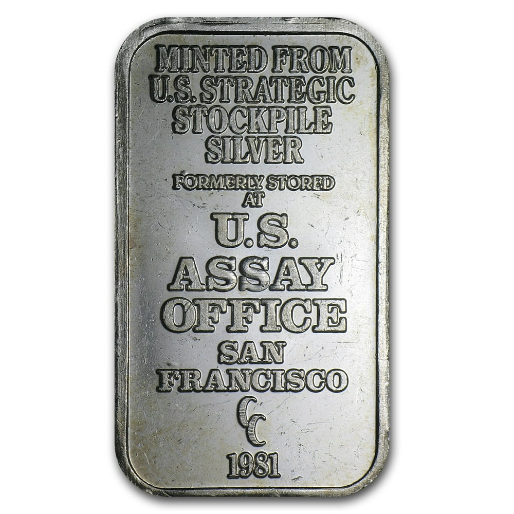 U.S. Assay Office - 1 oz Silver Bar - U.S. Assay Office - Walmart.com ...