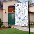 Blue Flower Garden Flags for Outside Wildflower Spring Plant Double ...