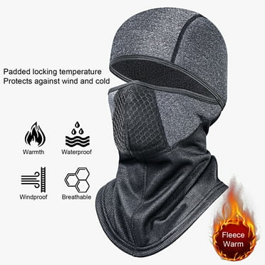 Full Face Fleece Mask - Balaclava Ski Mask - Extreme Cold Weather Face ...