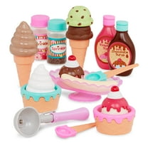 Peppa Pip Peppa and George Ice Cream Time Figures Pack - Walmart.com