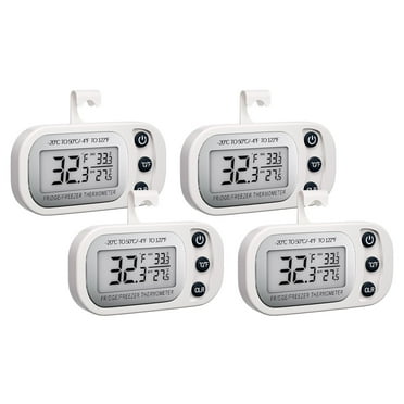 LCD Refrigerator Temperature Monitor, Wireless Fridge Freezer ...