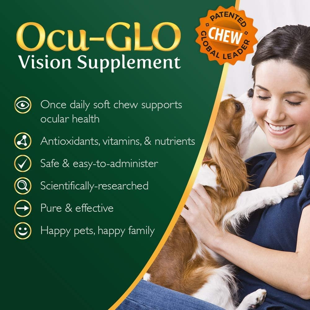 Buy Ocu-GLO Vision Supplement for Dogs & Mature Cats by Animal ...