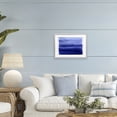 Stupell Industries Oceanic Ombre Blue Gray Framed Print Under Glass ...