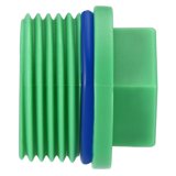 Uxcell 1PT PPR Pipe Fitting End Cap, 8 Pack Hex Male Water Tubing ...