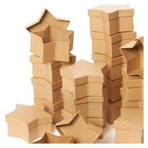 12pc Kraft Paper Mache Square Boxes - for Gifts and Favors - Factory ...