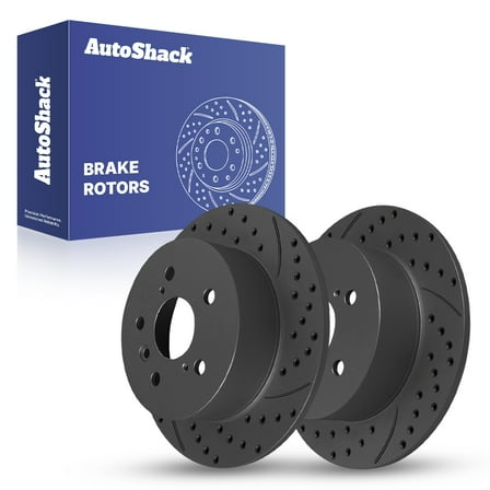 AutoShack Front & Rear Brake Rotors for Toyota & Lexus, Camry 2012-2017 ...