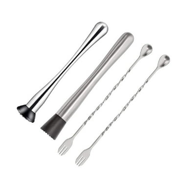 Better Homes & Gardens 5-Piece Stainless Steel Bar Tool Set in Wooden ...