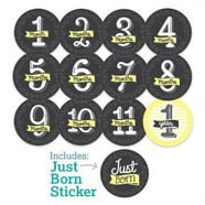 Polka Dots Numbers Stickers - Walmart.com