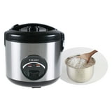 Tayama Stainless Steel Rice Cooker & Food Steamer 10 Cup - Walmart.com