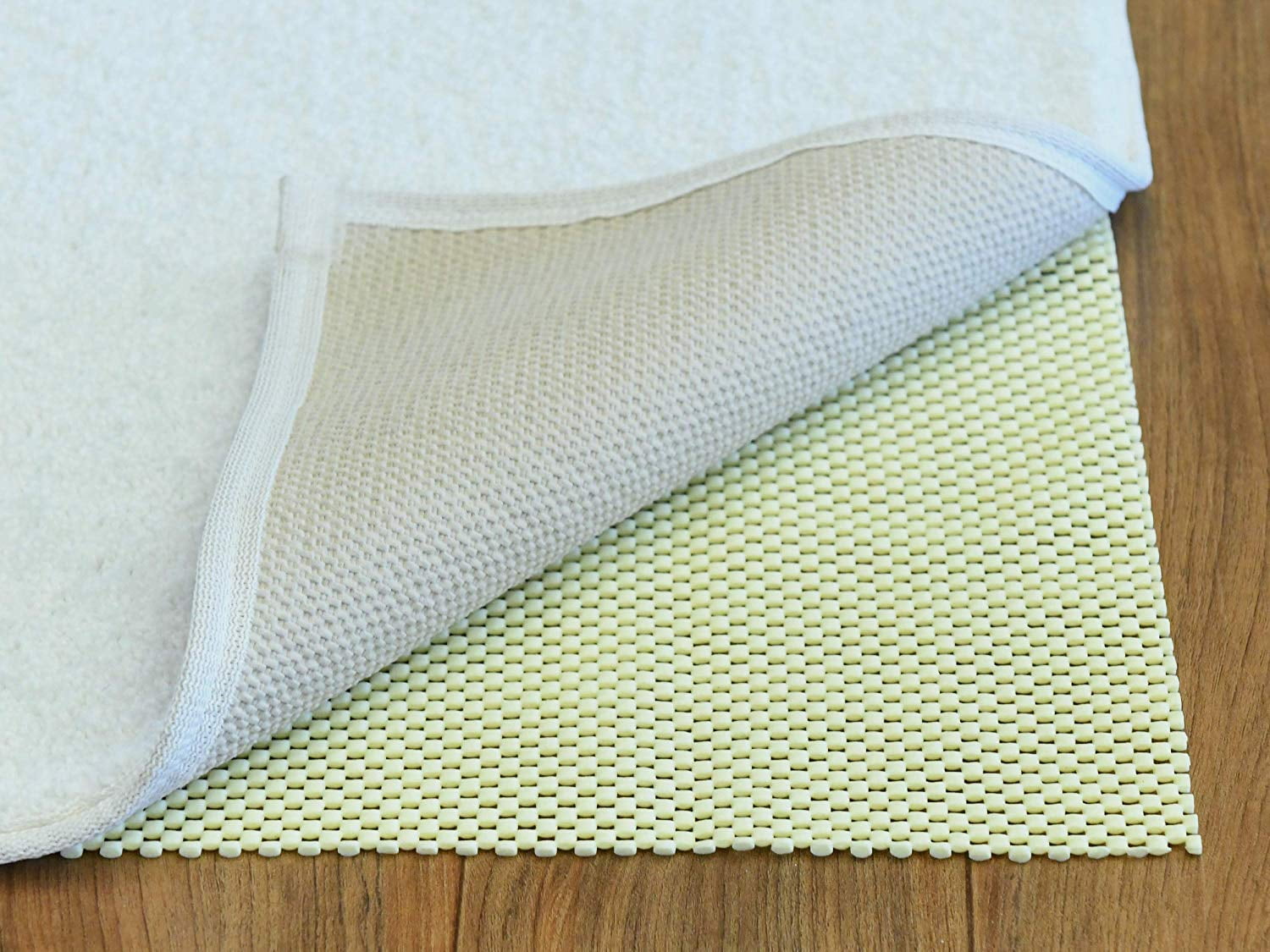 Ambient Premium Grip and Non Slip Rug Pad for Area Rugs Extra Thick Pad ...