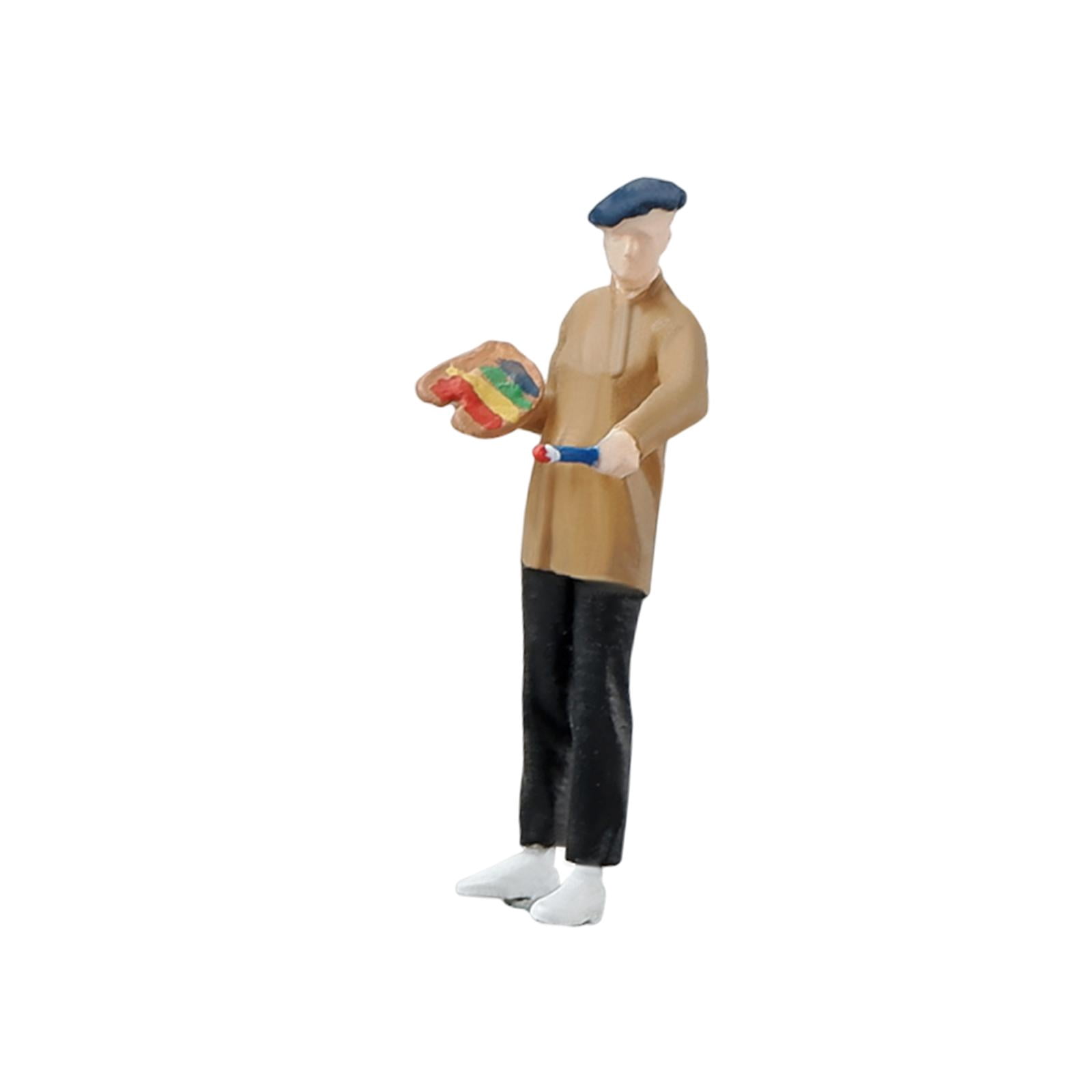Simulated Figures Painted Figures for Train Station Layout DIY Scene ...