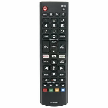 New AKB75095307 Remote Control for LG 4K UHD Smart TVs 49UJ6300-UA ...