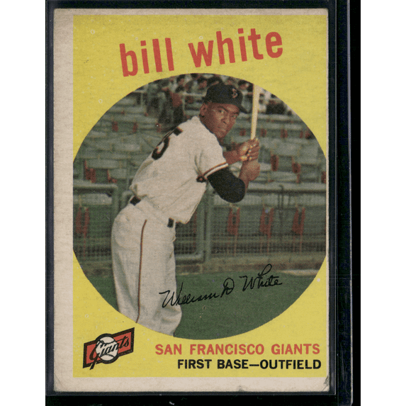 1959 Topps BILL WHITE #359 - Walmart.com