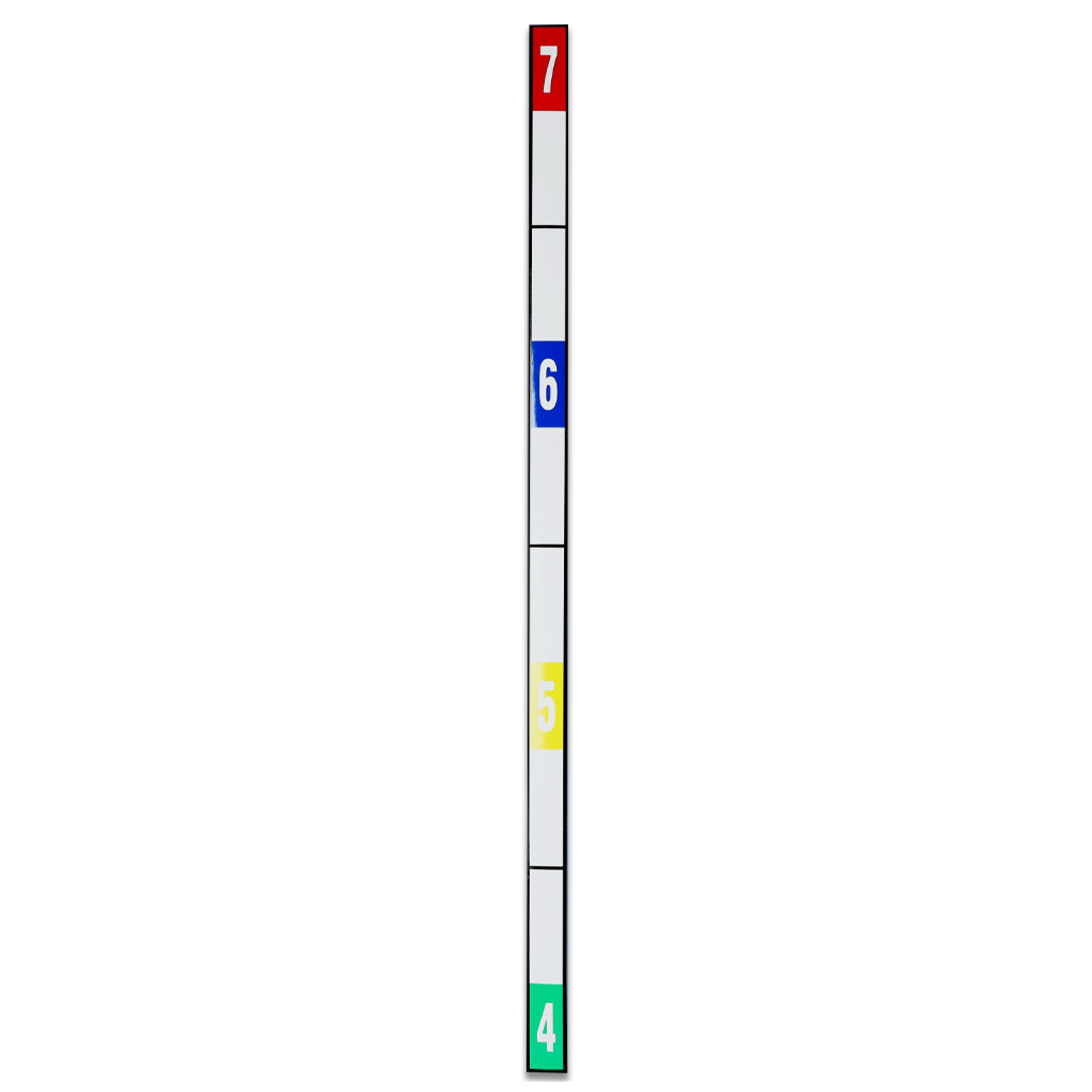 Color Coded Height Indicator Tape That Mounts To or Near Door Frame ...