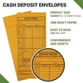 Walmart 100 Cash Deposit Envelopes - For Money, Bills, Checks, Business ...