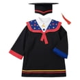 TBWNWG Graduation Gown And Cap Kids Academic Outfit With Tassel And ...
