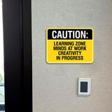 Classic Framed Plus Caution: Learning Zone Minds At Work, Creativity In ...