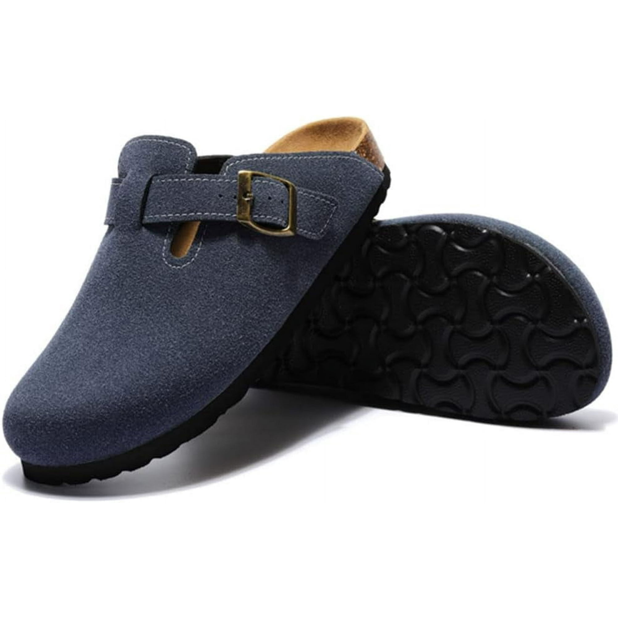 Click here for Laicaiw Boston Clogs For Women Men Suede Platform... prices
