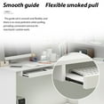 FUFU&GAGA Modern L-Shaped Office Reception Desk with Counter, White ...