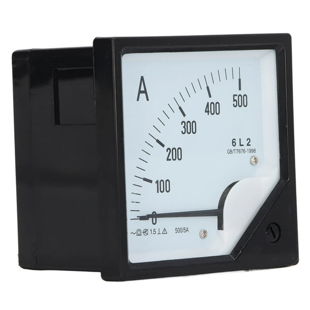 Amperímetro de CA, medidor de amplificador analógico, indicador de corriente, panel de medición ...