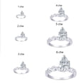 14K White Gold 4.13 Carat LAB GROWN Diamond Twisting Infinity Gold and ...