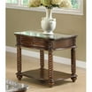 Magnolia Manor European Design White End Table for Wood Living Room ...