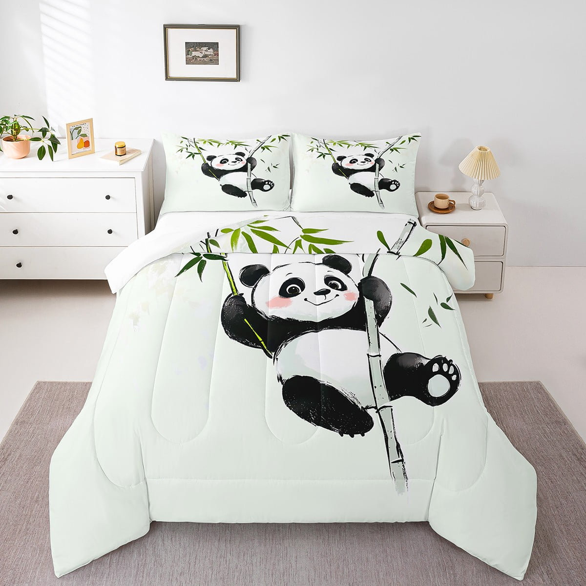 Click here for Yst Panda Kids Down Comforter Twin Size cute Carto... prices