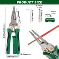 8-in-1 Wire Stripper with Non-Contact Tester, Heavy Duty / for 10-24 ...