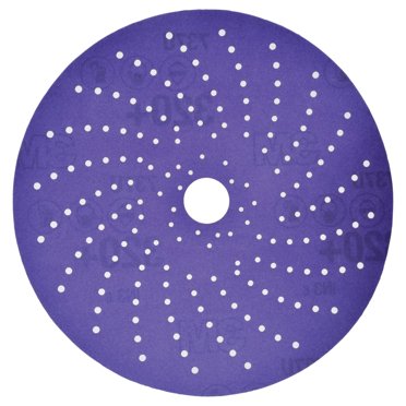 3M 36172 Hookit Blue Sandpaper 6" Disc - 80 Grade Multi-Hole, 50/Box ...