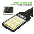 1~8pack Solar Street Lights Outdoor 108COB LED Solar Lamp With 3 ...