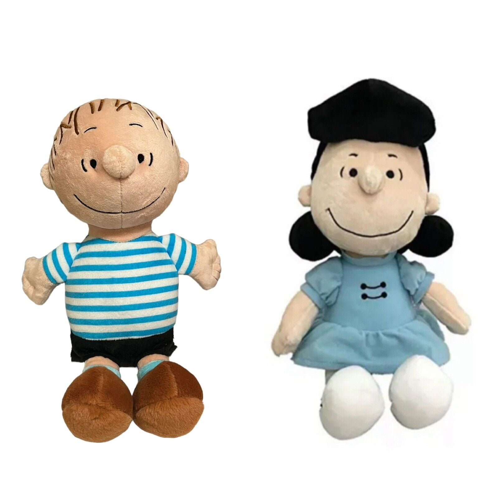 Peanuts Gang TOYS: Linus & Blue Lucy Plush Doll 12‚Äù Set, Rare Soft ...