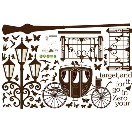 juguse Adhesive Street Light Stickers Bedroom Living Room Hall Way ...