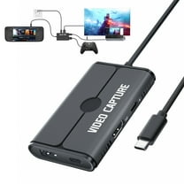 Lemorele Video Capture Card,Game Capture Dock with HDMI Loop‑Out,1080P ...