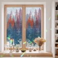 Abstract Trees Forest Silhouette Window Privacy Film, Rainbow Film ...