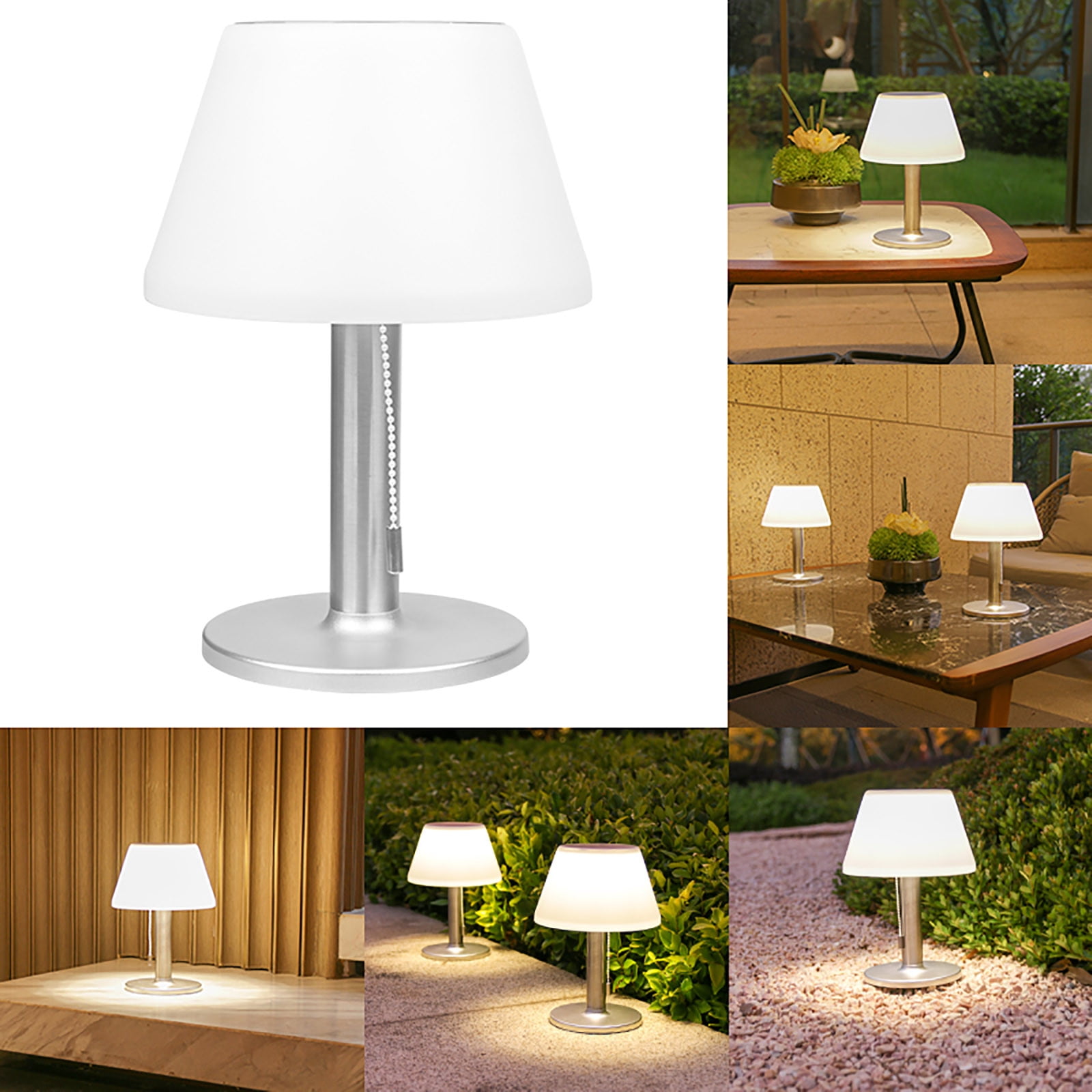Kokovifyves Solar Table Lamp Outdoor Waterproof Table Lamp Garden ...