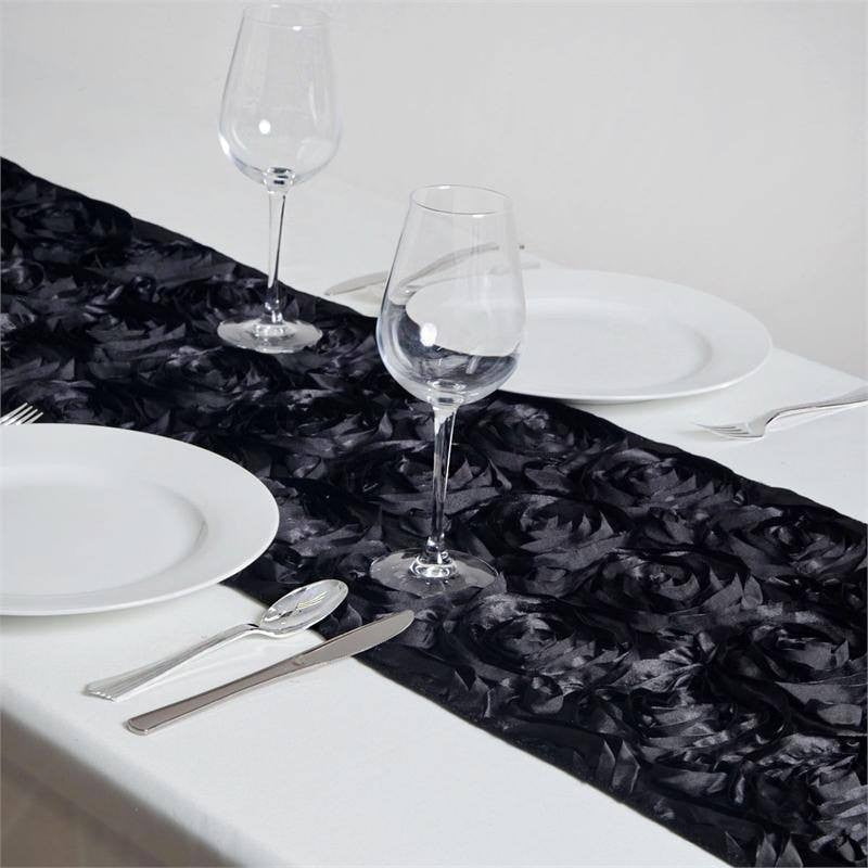 Efavormart Wonderland Rosette Premium Table Runners For Weddings Party ...