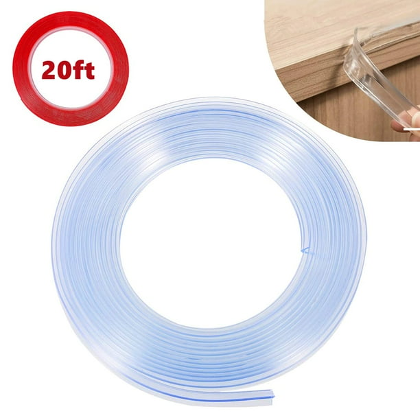Springcorner 20Ft Clear Edge Bumpers,Edge Protector Strip,Bumper Strip ...