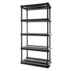 Plano 5-Shelf Extra Heavy Duty Plastic Storage Shelf Unit, 72.5” x 36 ...