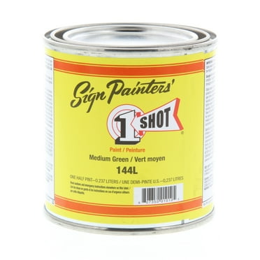 1 Shot Lettering Enamel, 8 oz., Black - Walmart.com