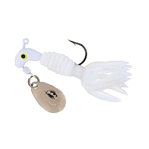 Road Runner Crappie Tamer, White, Underspin Fishing jig. - Walmart.com