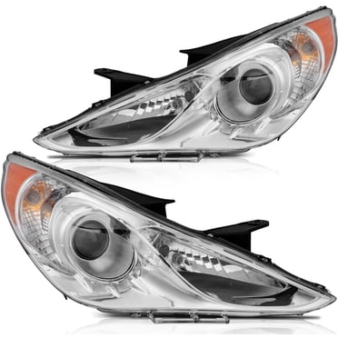 Labwork Headlights Assembly, ABS Housing, Polycarbonate Lens, L&R Fit ...