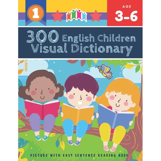 300 English Children Visual Dictionary Picture with Easy Sentence ...