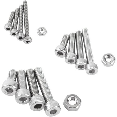 Box of 480pcs Bolts Screws Allen Head Nuts Hex Socket Assorted 304 ...
