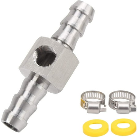 Fuel Pressure Sensor T?Fitting Adapter with 2 x Plastic Rings Fit for 3 ...