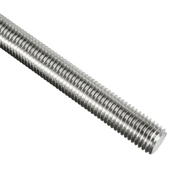 Uxcell Fully Threaded Rod M8 x 140mm 1.25mm Thread Pitch 304 Stainless ...
