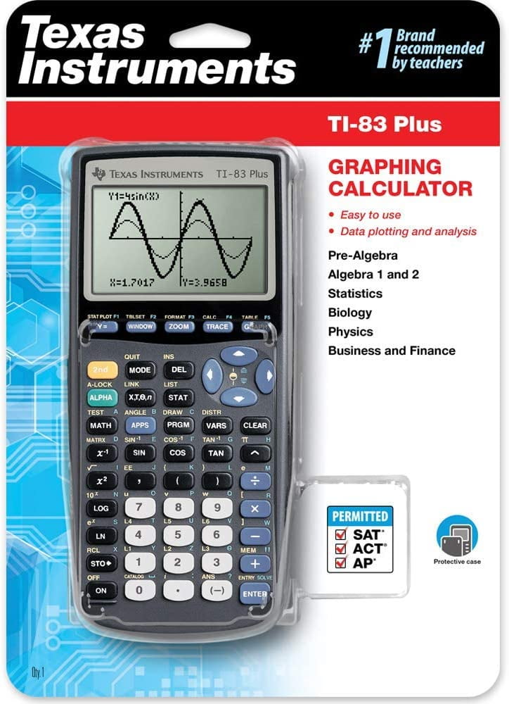 Restored Texas Instruments TI-83 Plus Graphing Calculator - Factory ... Restored Texas Instruments TI-83 Plus Graphing Calculator - Factory ...