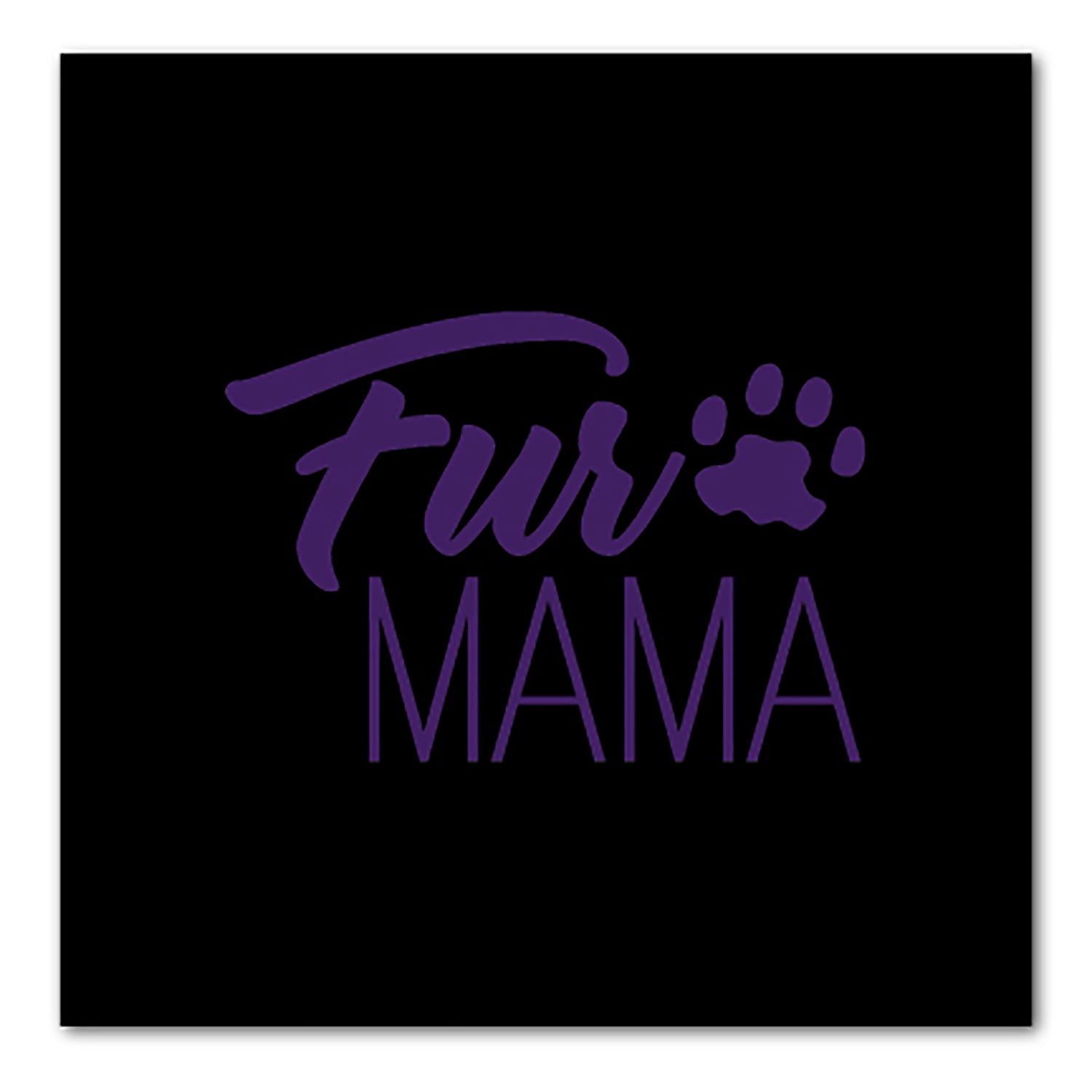 DistinctInk Custom Bumper Sticker - 4" x 4" Decorative Decal - Black ...