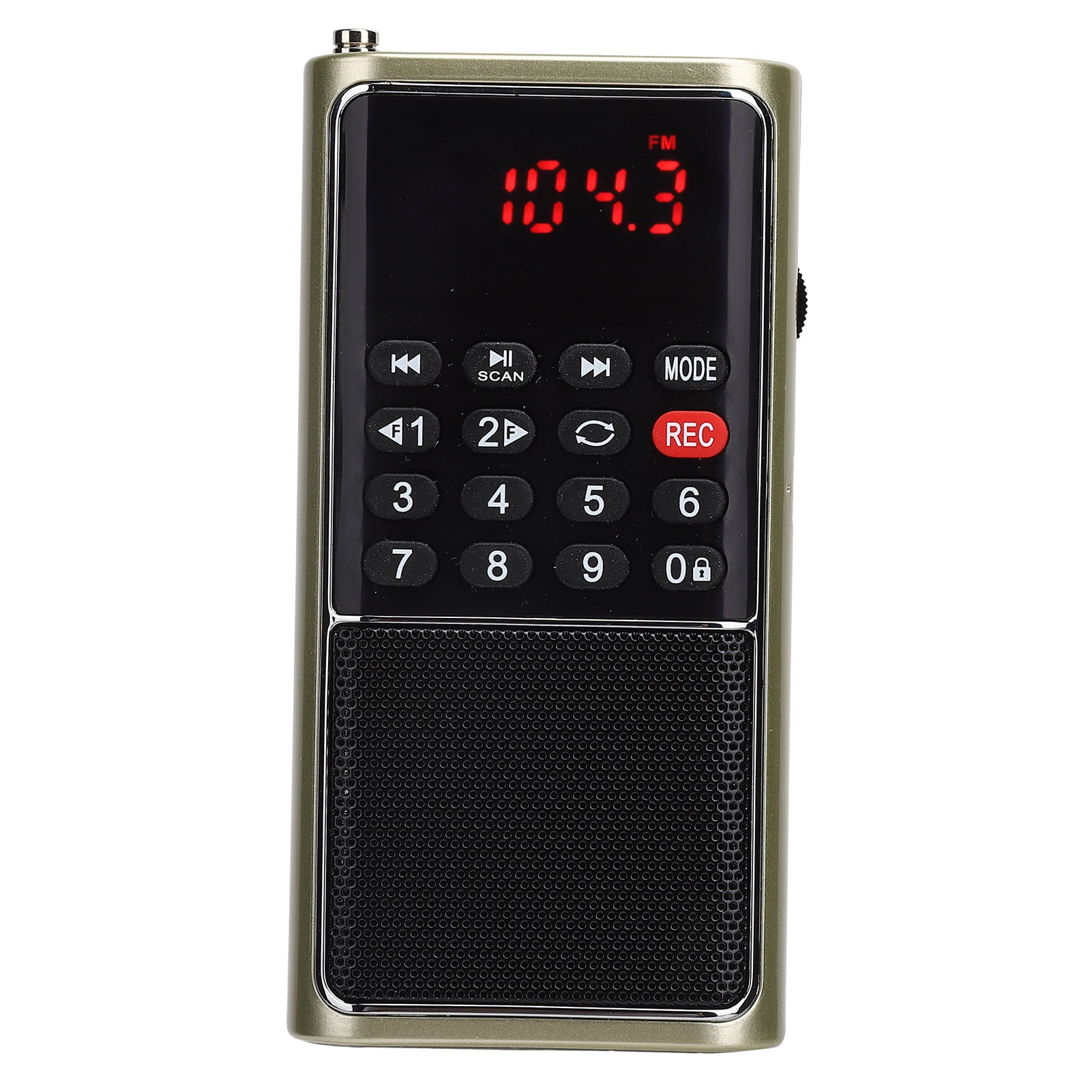 Radio FM, L‑338 Radio FM portátil Reproductor de radio multifuncional Radio multifuncional ...