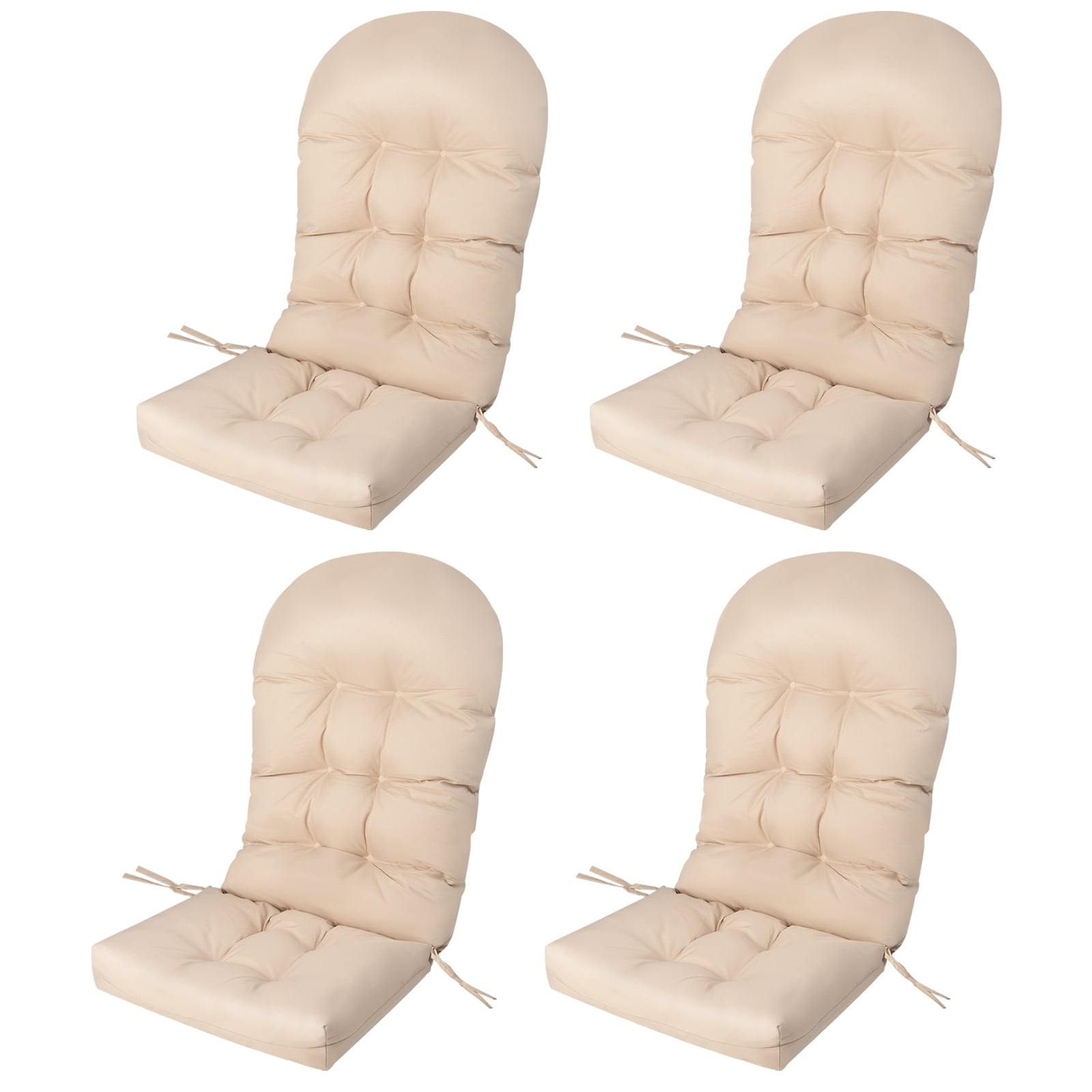 Click here for Patiojoy 4pcs 49 X 23 Patio Adirondack Chair Cushi... prices