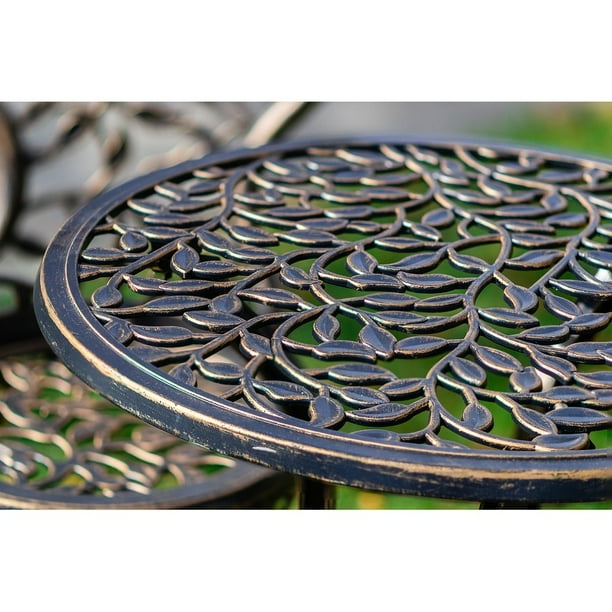 Bronze Bistro Set - Walmart Business Supplies Bronze Bistro Set - Walmart Business Supplies